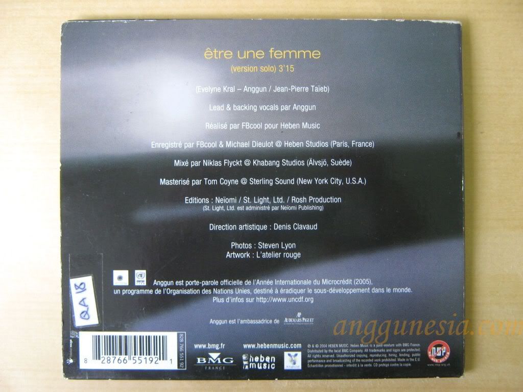 Snap photo Single / Album Anggun (updated 17.05.10) - Page 3 - anggunesia forum