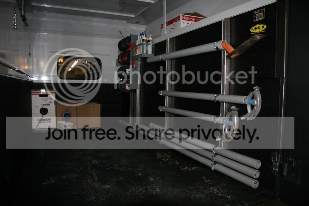 What racks for a enclosed utility body? | Contractor Talk ...