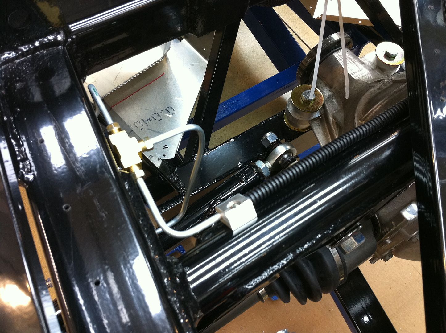 Brake/Fuel line routing with VPM rear "front mount IRS" sway bar ...