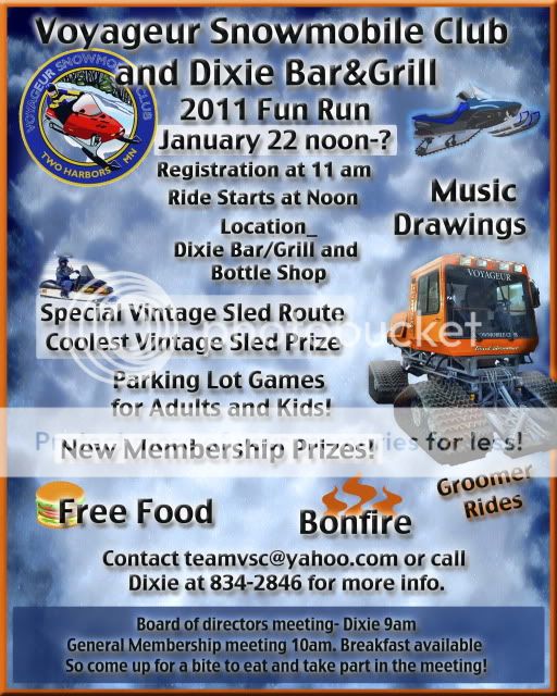 Voyageur Snowmobile Club Fun Run... | Hardcore Sledder